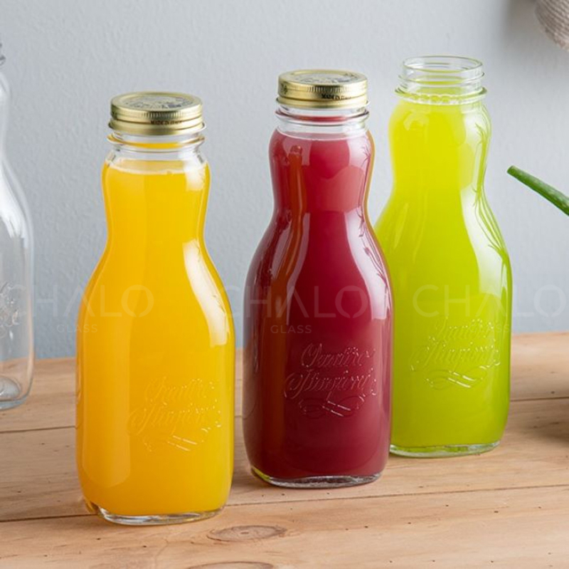 05 mẫu chai thủy tinh đựng nước ép hot nhất năm 2023 - Chalo Glass ...