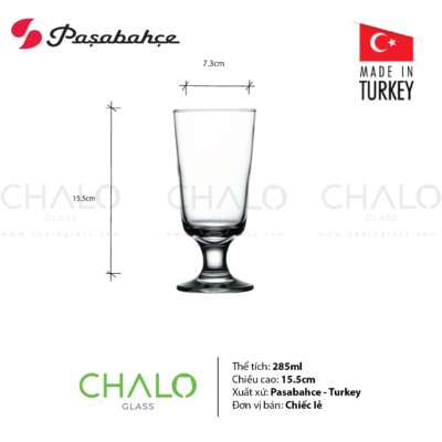 Ly thủy tinh Pasabahce Tarvena 285ml - 44912 - Chalo Glass - NCC #1 thị trường về chai lọ thủy ...